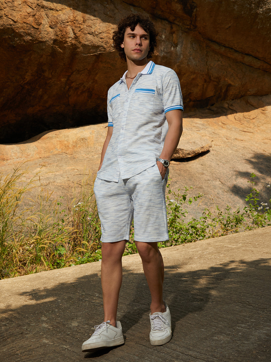 Co-ord Sets For Men & Mens Two Piece Sets Online - Campussutra
